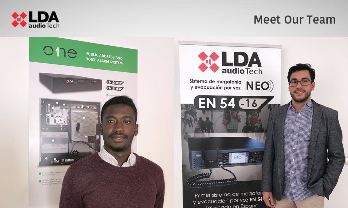 LDA team grows: Sultan Alubankudi and Eduardo Rodríguez - LDA Audio Tech